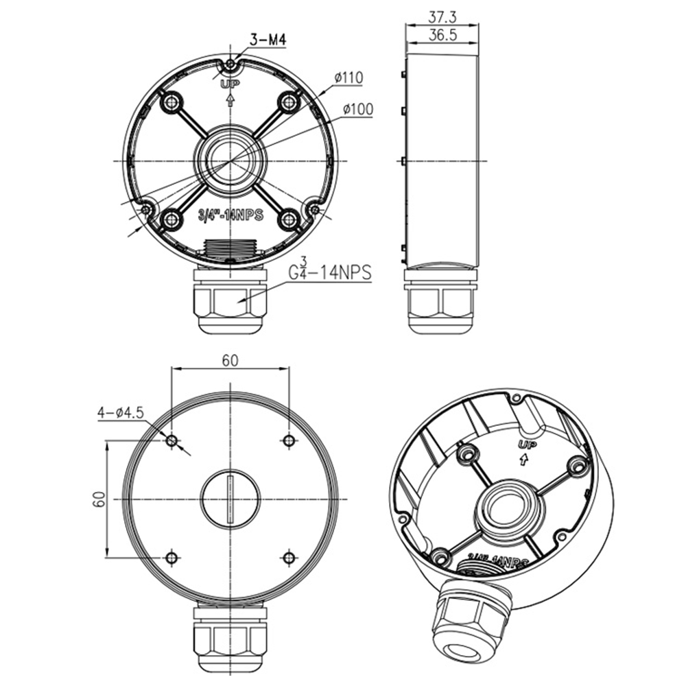 D-Link Junction Box DCS-F460JB – BLUi Security Australia