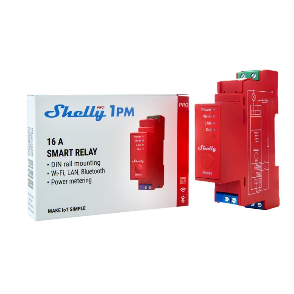 Shelly Pro 1PM | Shelly Switches – BLUi Security Australia