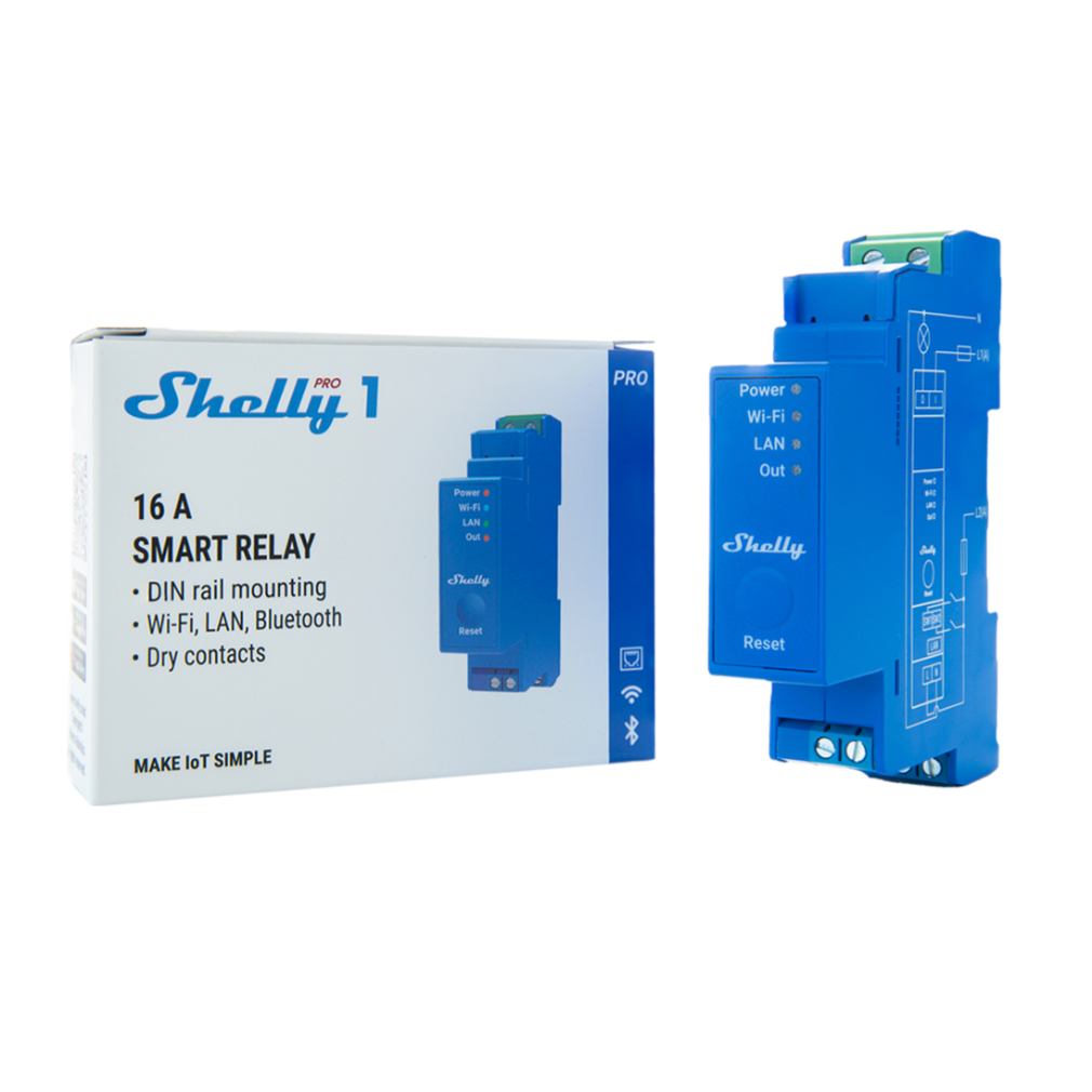 Shelly Plus 1 WiFi Relay Switch | Shelly Switches – BLUi Security Australia
