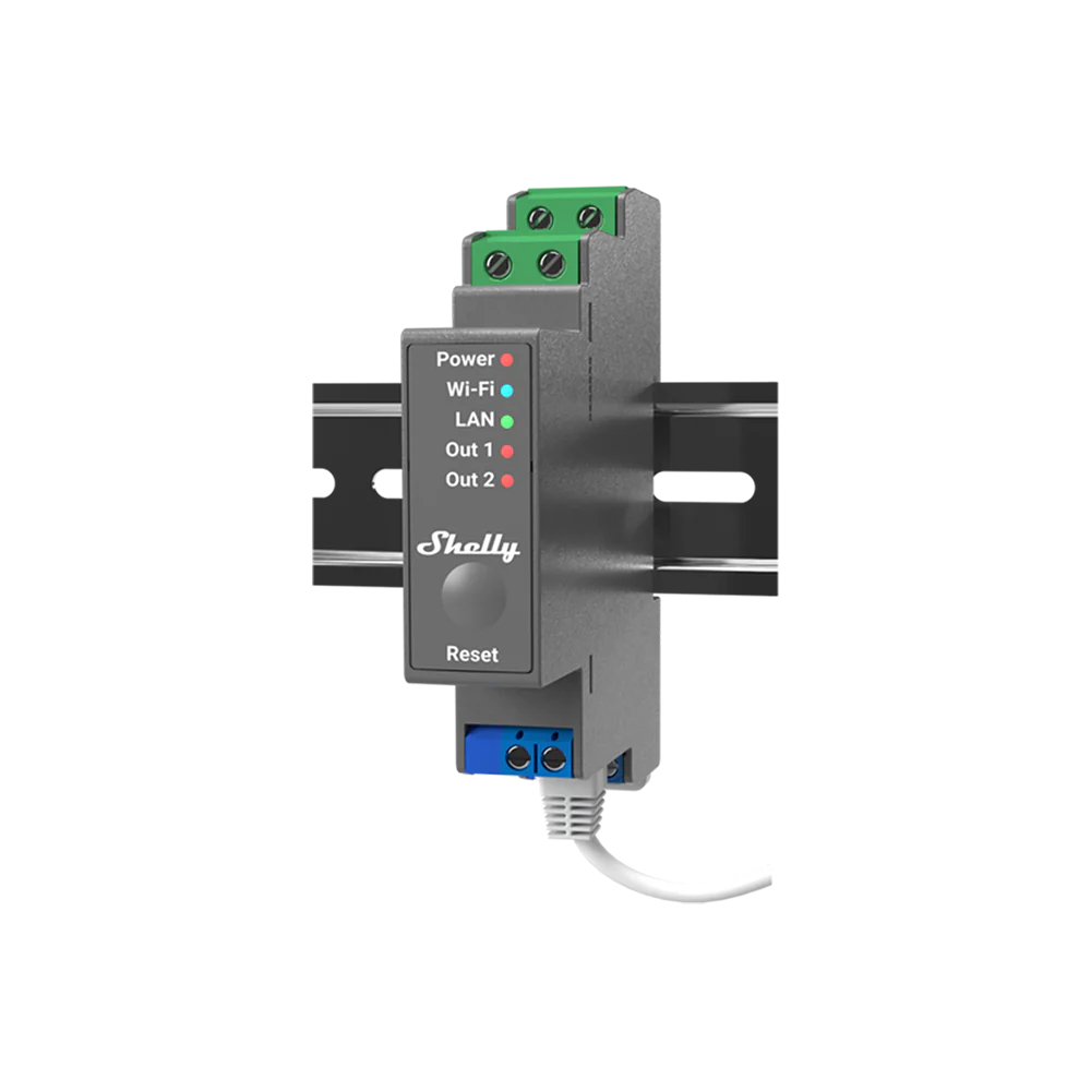Shelly Pro 2 | Dual-Channel Smart Switch for Professional Automation ...