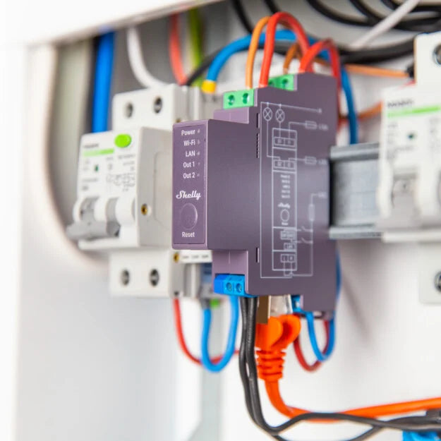 Shelly Pro 2 | Dual-Channel Smart Switch for Professional Automation ...