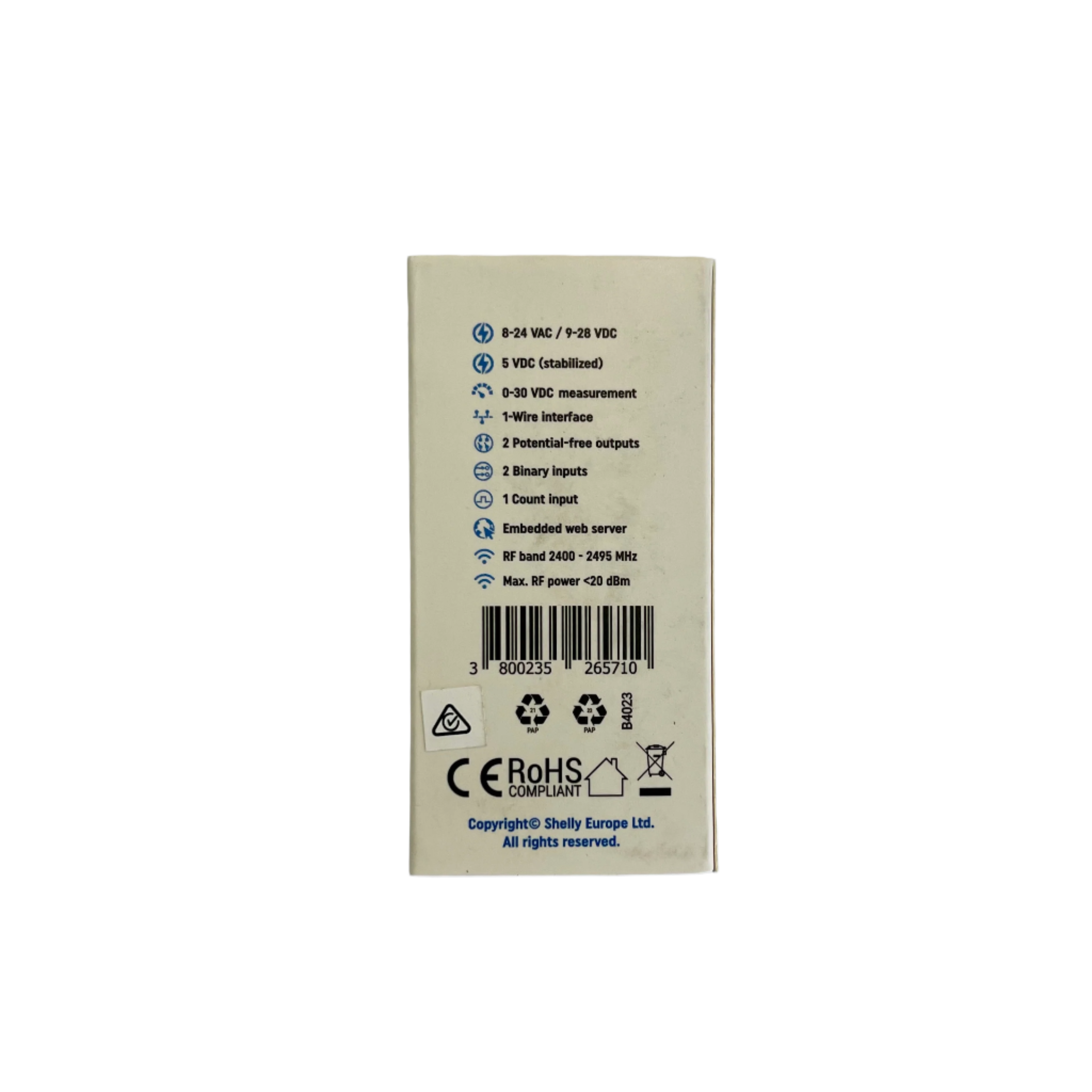 Shelly Uni Plus | Smart Appliance Control & Energy Monitoring – BLUi ...